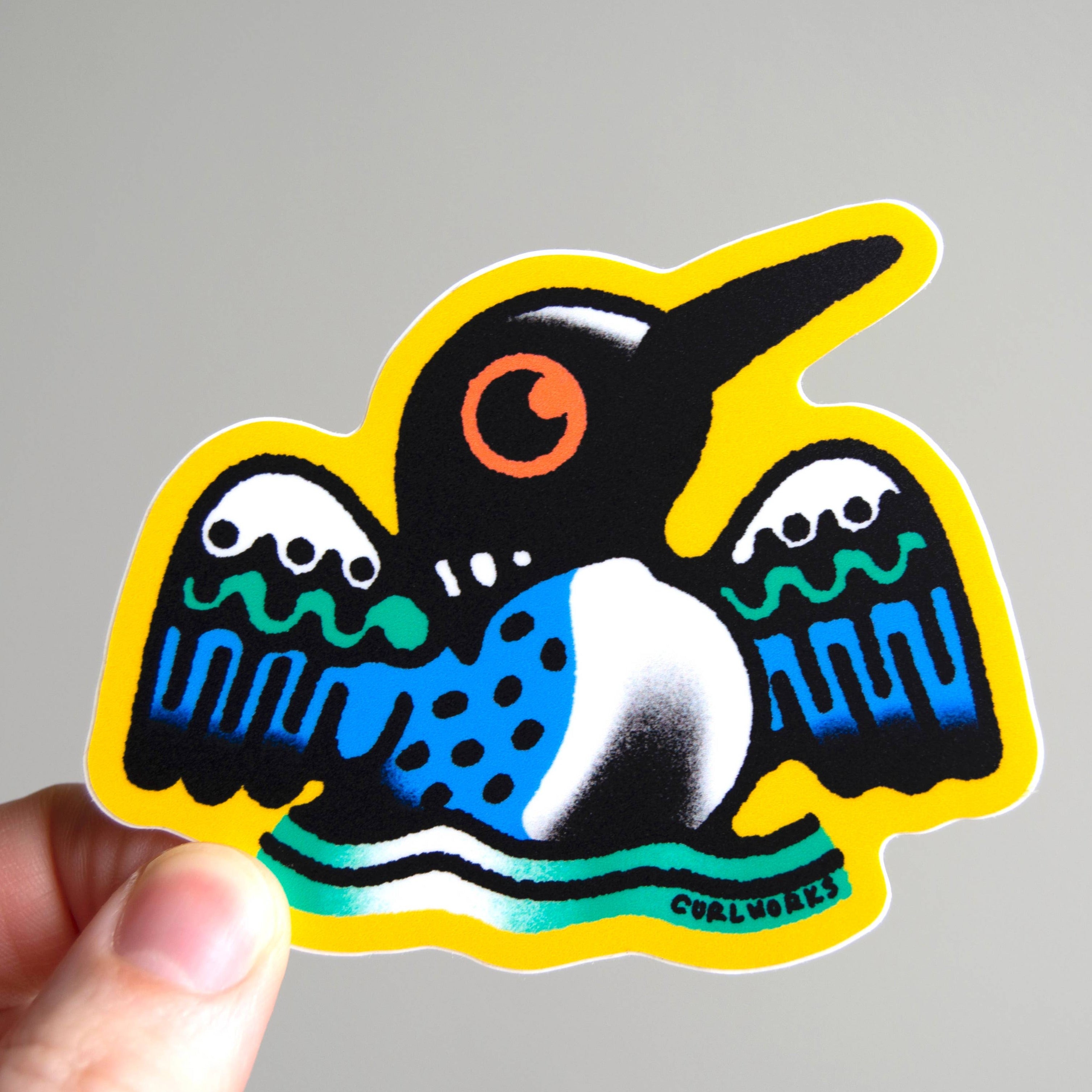 Loon - 3" Vinyl Sticker – TANTRUM