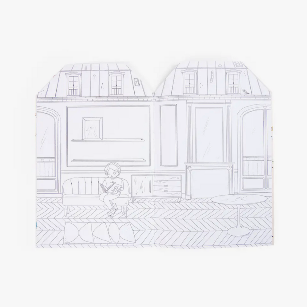Coloring Book + 145 Stickers the Parisiennes – TANTRUM